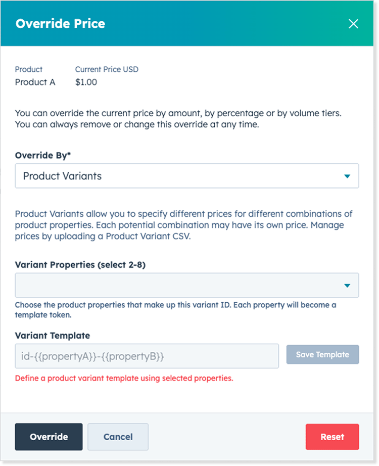 How to Set Up Product Variants