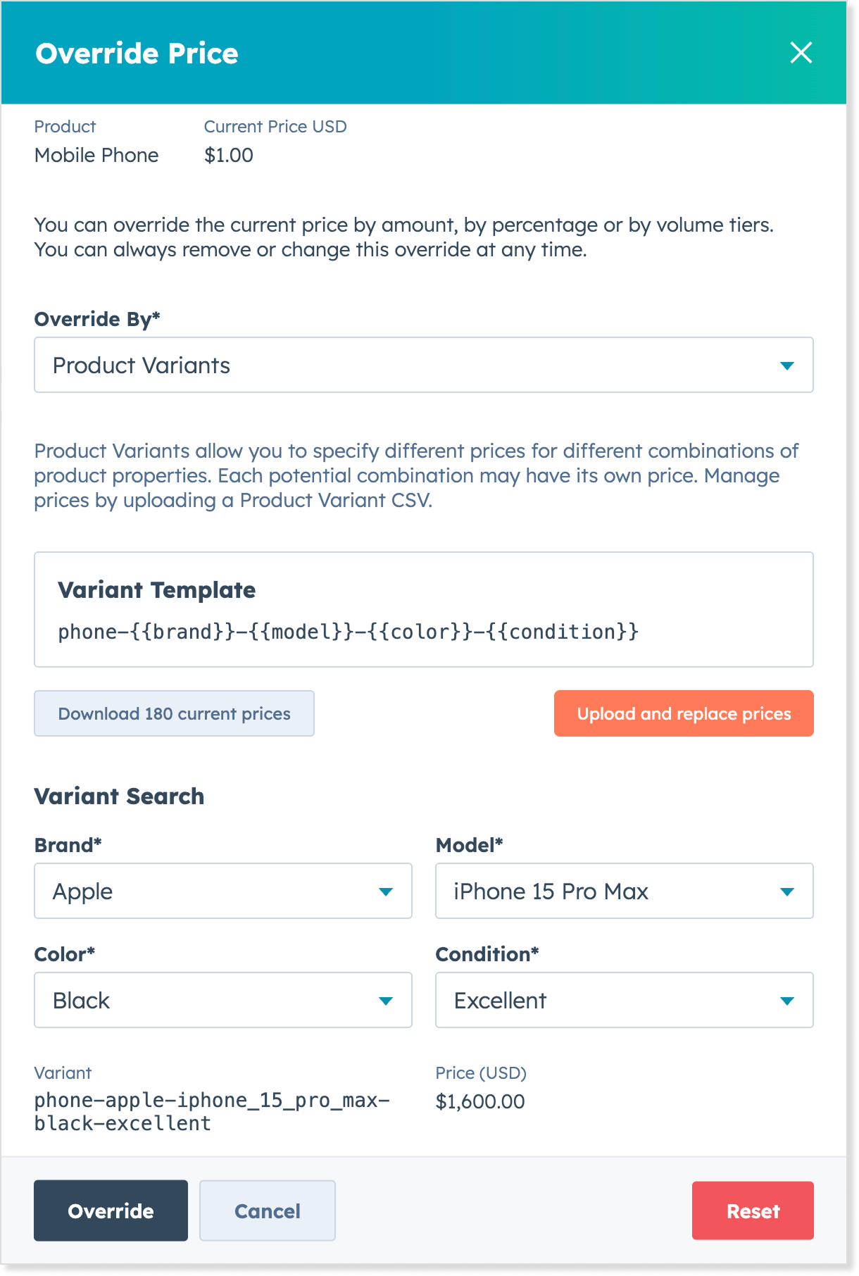 How to Set Up Product Variants
