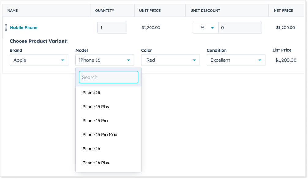 Understanding Product Variants